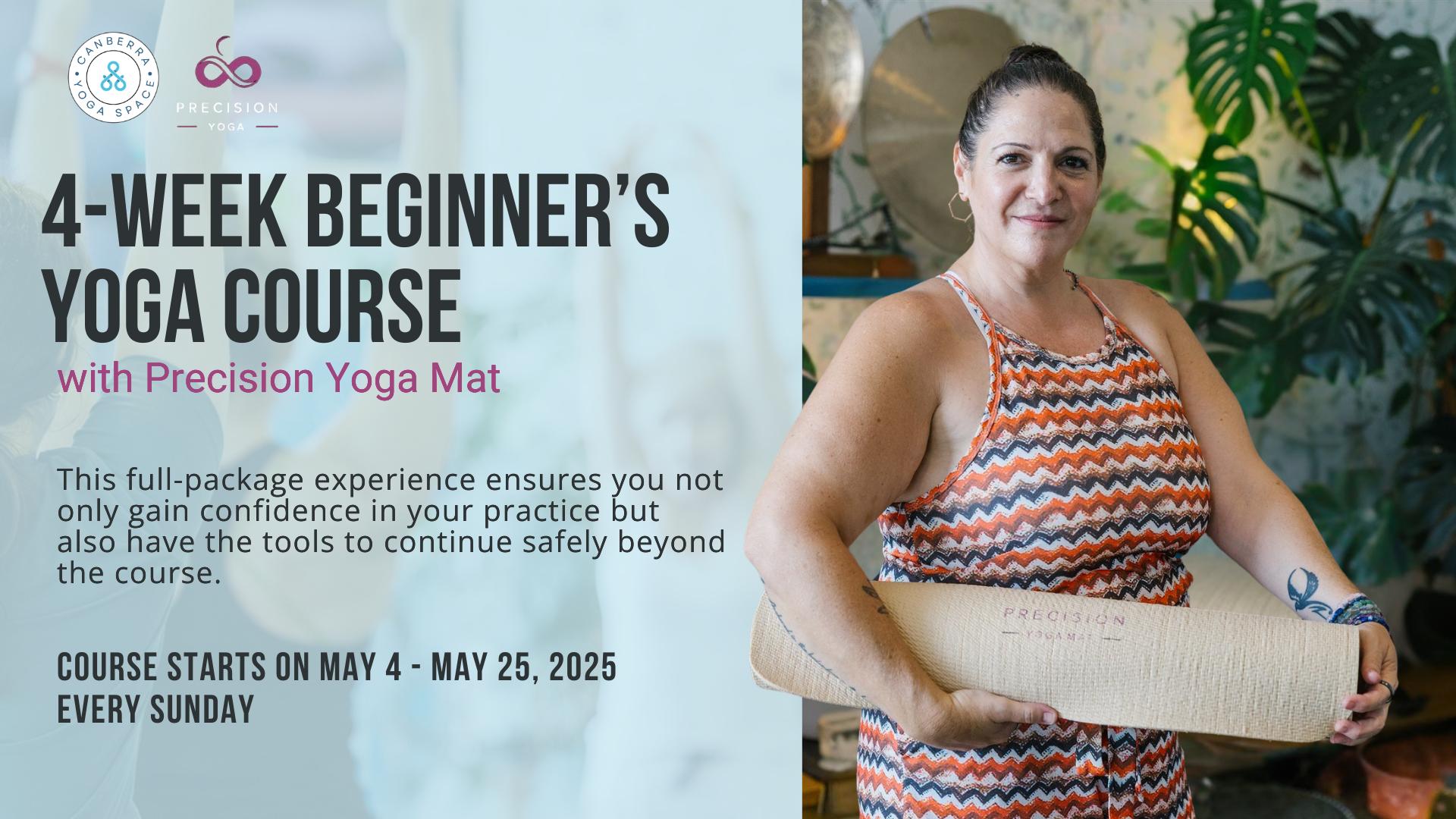 4 week Beginners Yoga Course - with PYM