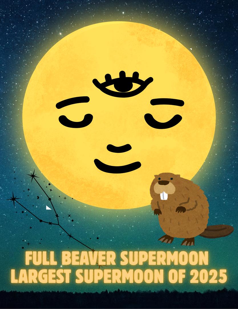 FULL BEAVER SUPERMOON Restorative Yoga + Sound Healing Meditation