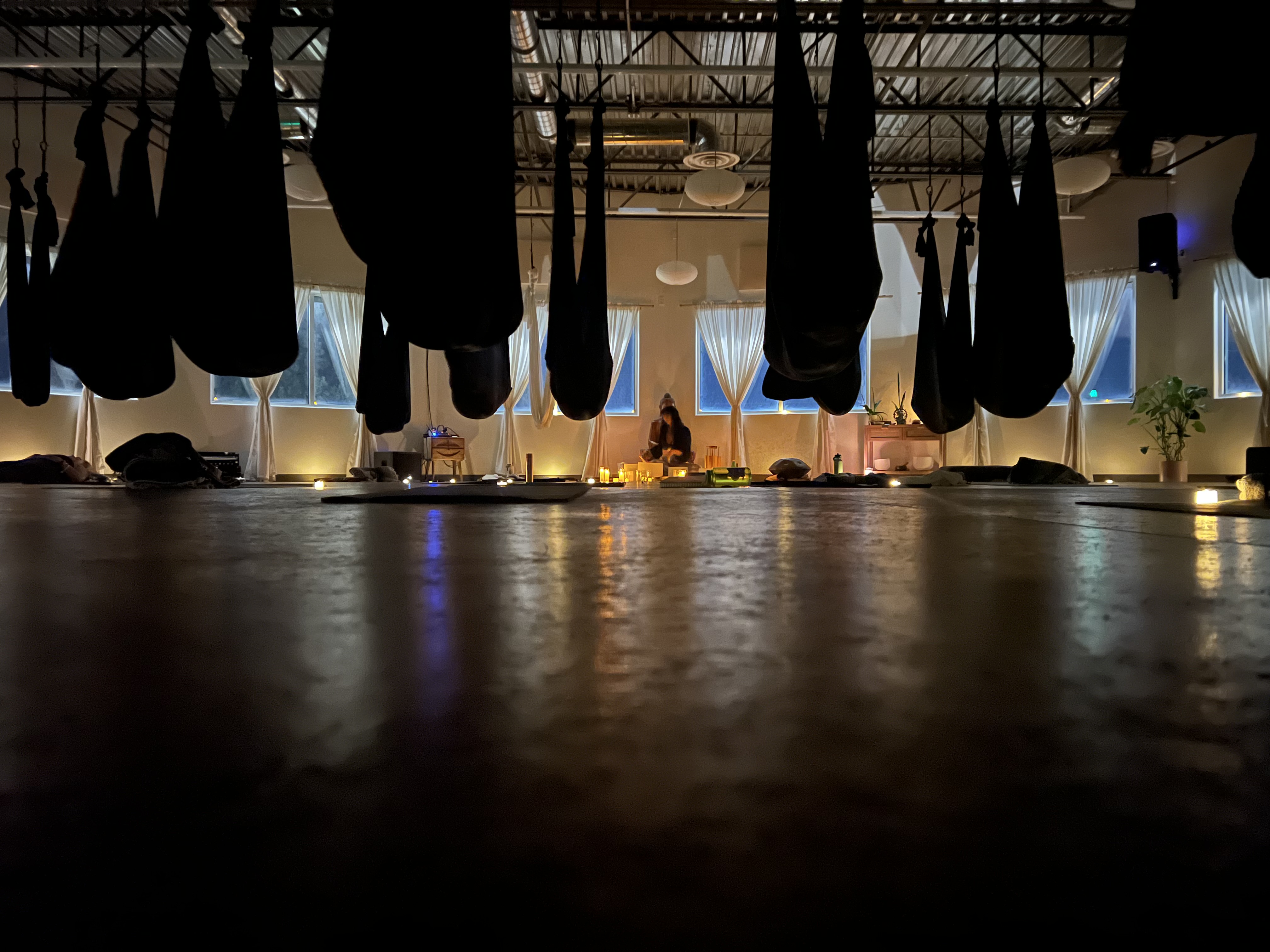 Aerial Yoga and Floating Sound Bath