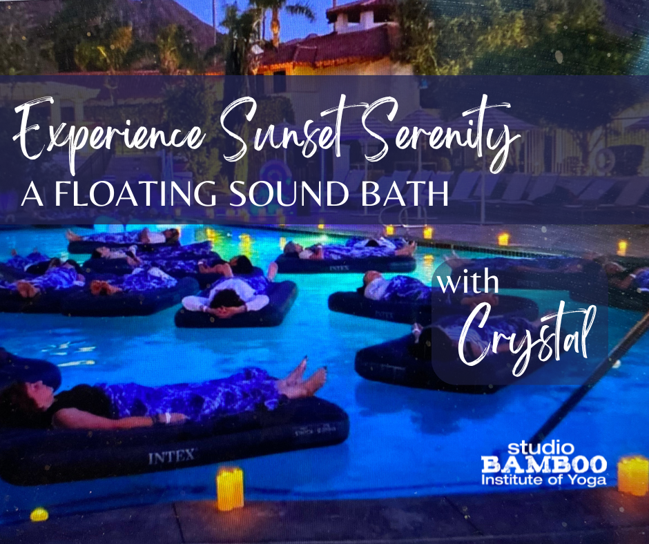 Experience Sunset Serenity - A Floating Sound Bath with Crystal - LOUNGE CHAIR TICKETS