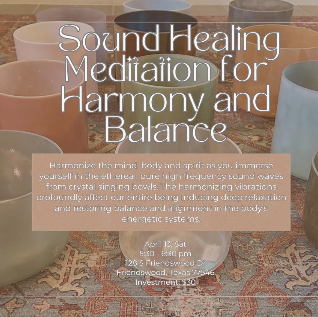 Sound Healing Meditation for Harmony & Balance